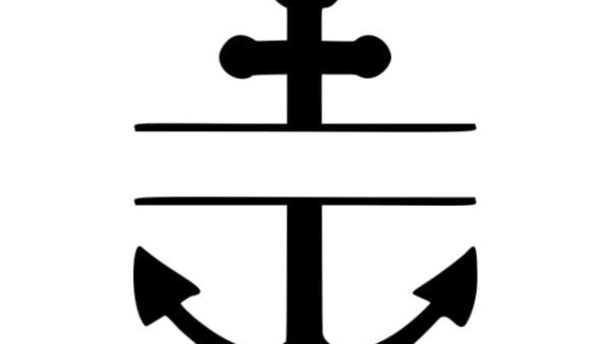 Split Anchor Monogram Design Split Anchor For Purchase Name