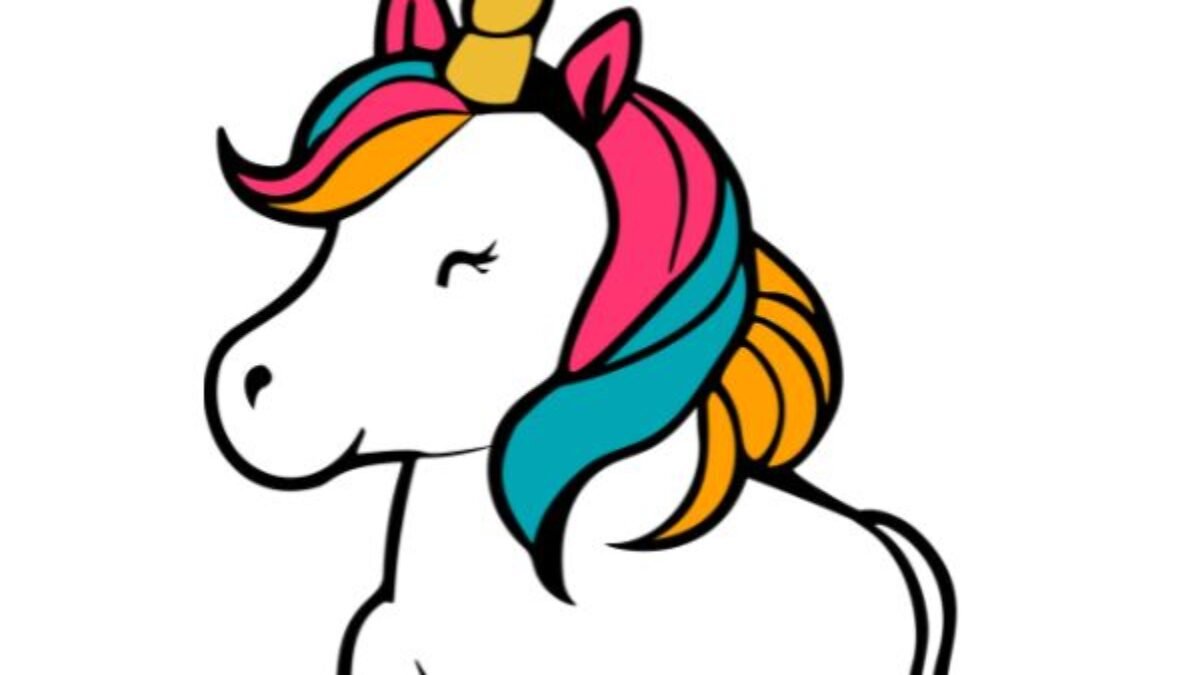 Unicorn Clip Art Rainbow Glitter Unicorn Clipart Magical Fantasy Horse