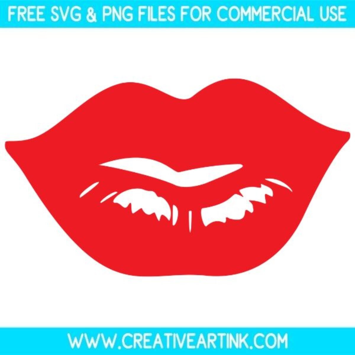Red Lips Svg