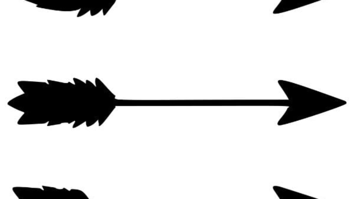 Tribal Arrow Svg Hand Drawn Ethnic Boho Arrows With Tribal Decoration