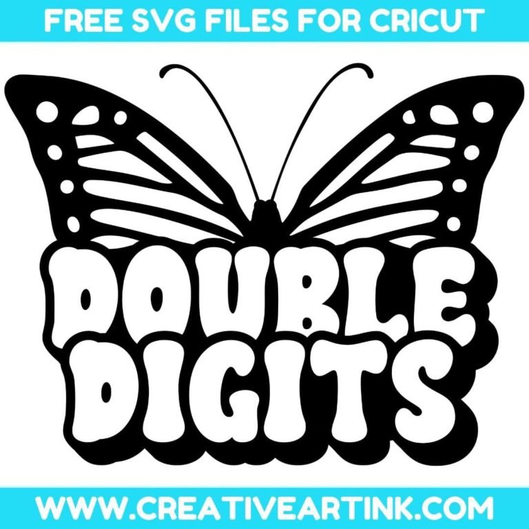 Double Digits SVG - Free SVG | Creativeartink