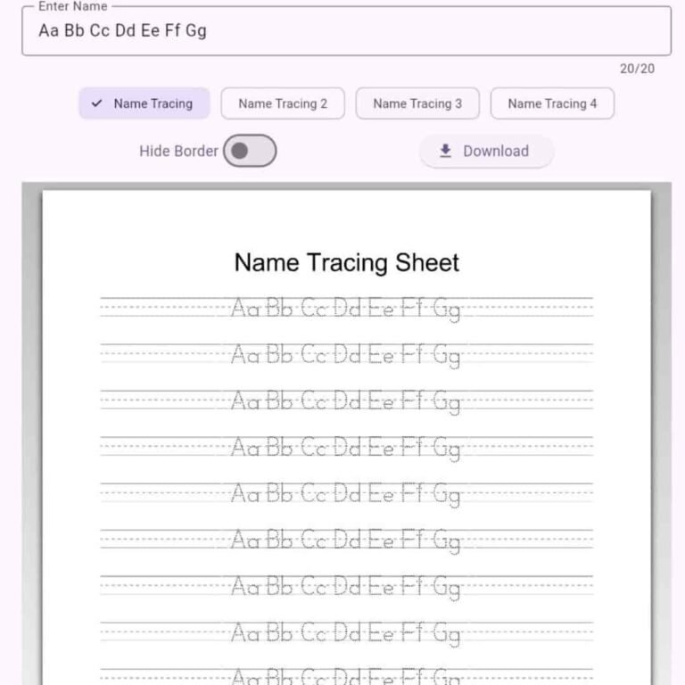 Make Your Own Name Tracing Worksheets - Free Printables - Creativeartink